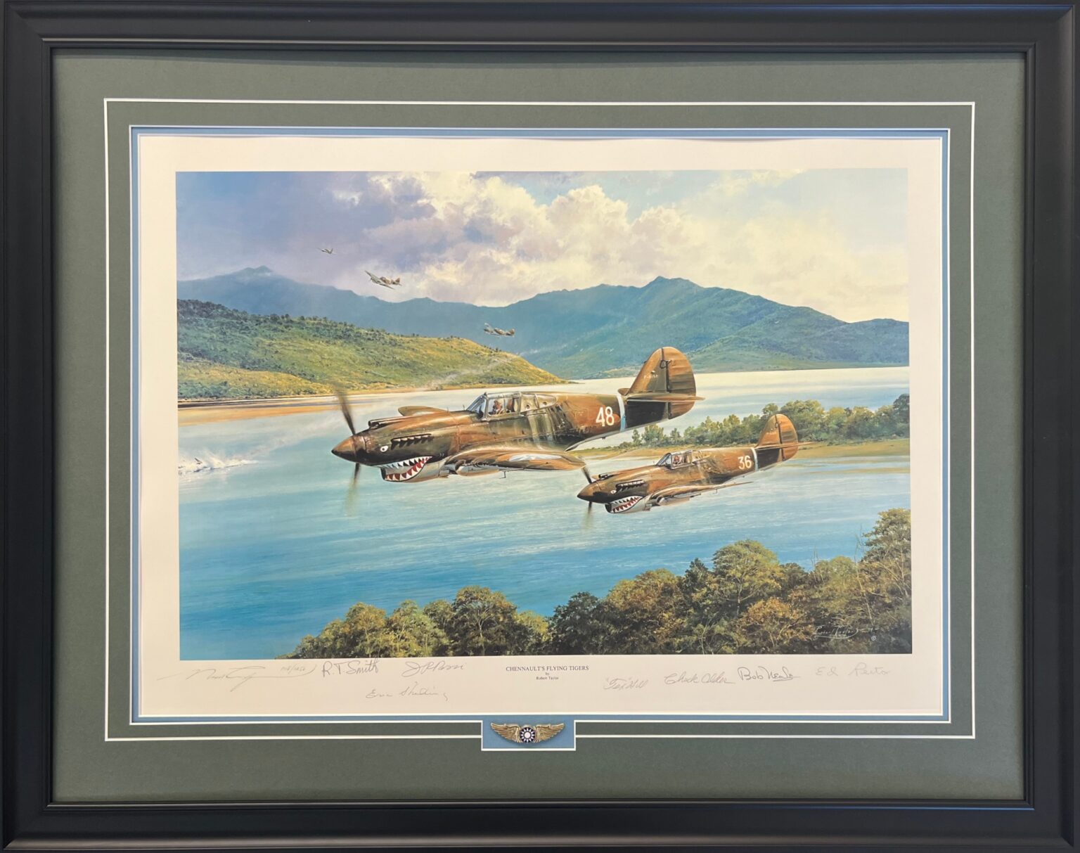 Chennault’s Flying Tigers by Robert Taylor - Framed | Aces High Gallery