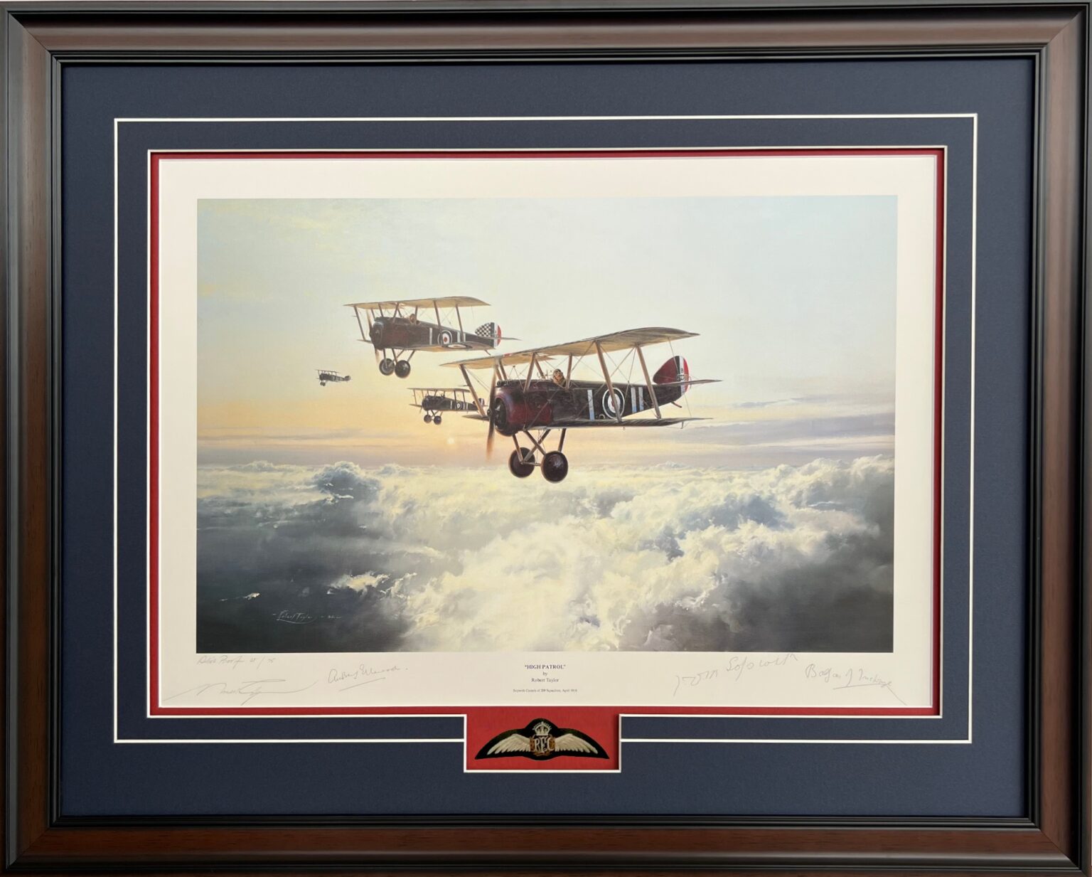 High Patrol - Framed Collector’s Piece | Aces High Gallery