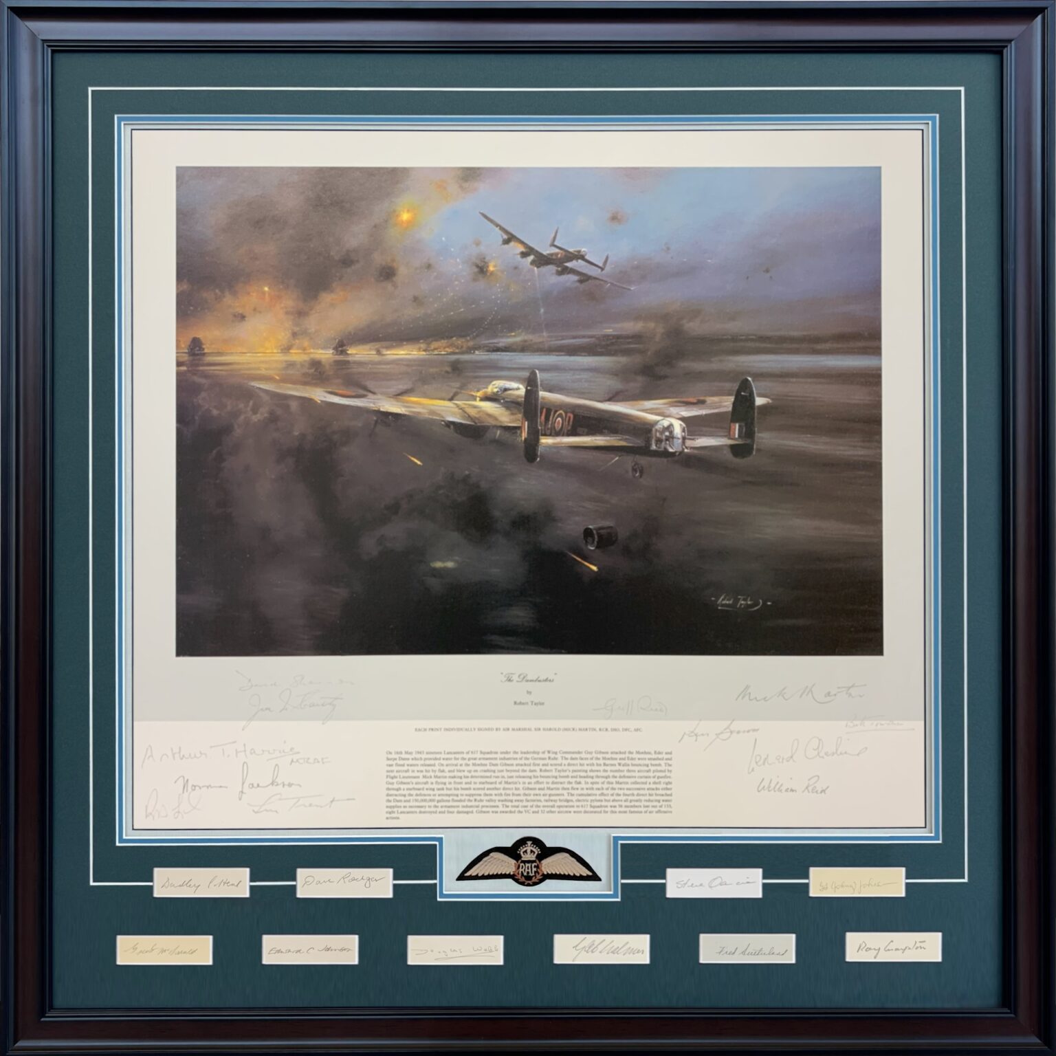 The Dambusters by Robert Taylor - Multi Signed Collector’s Piece | Aces High Gallery